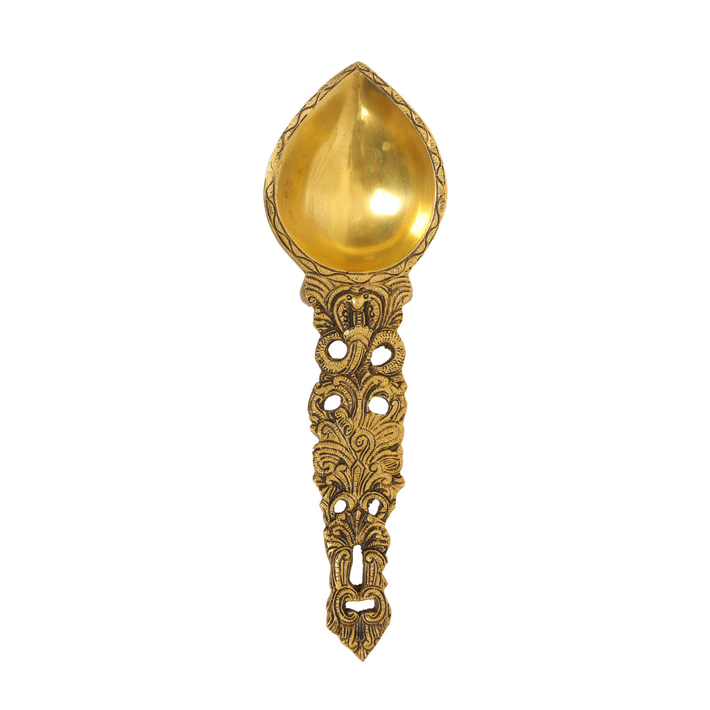 BRASS POOJA SPOON – Ragaarts
