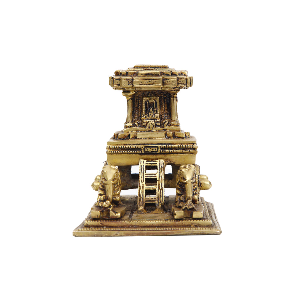 Brass Hampi Rath – Miniature Stone Chariot Replica for Home Décor ...