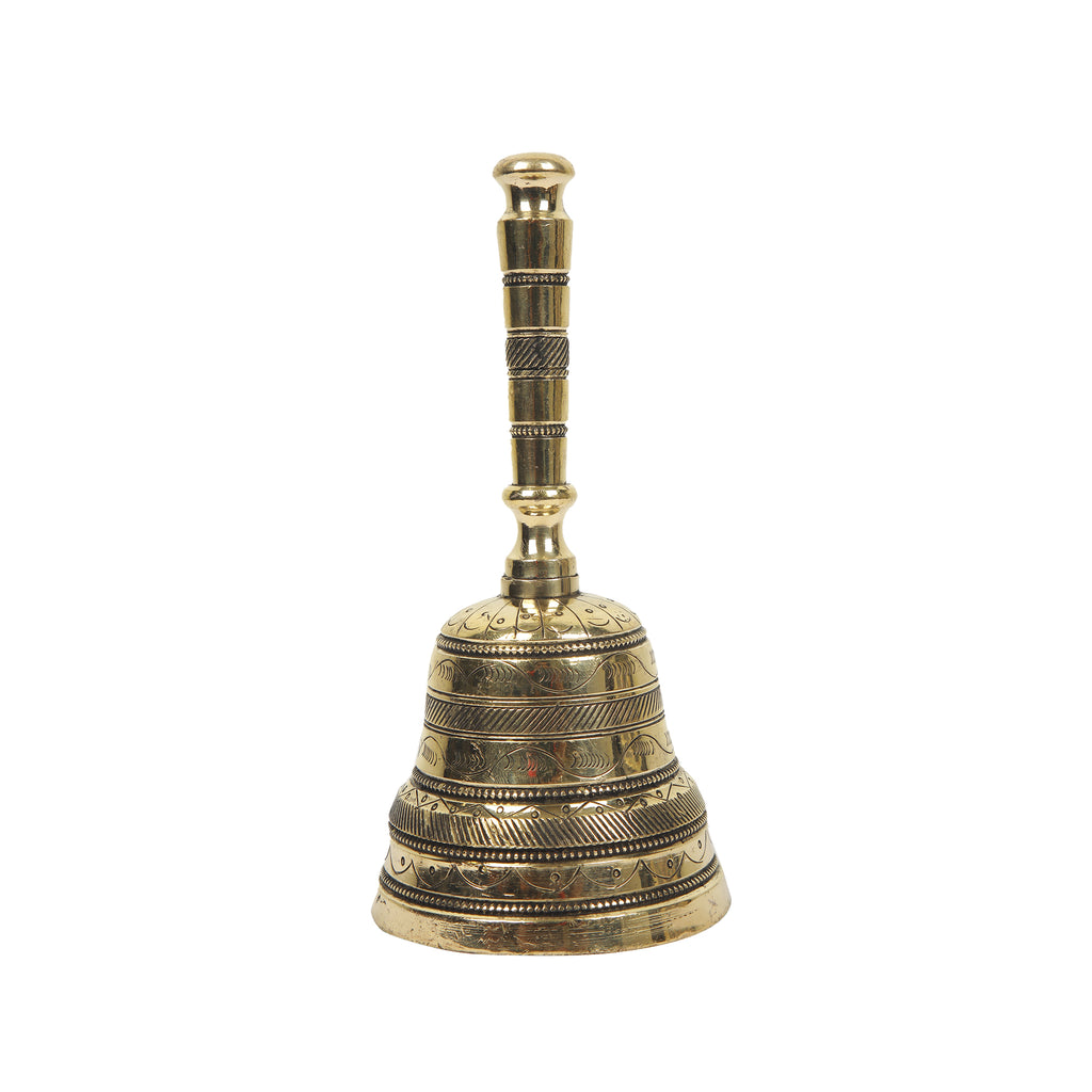 BRASS CARVING POOJA BELL – Ragaarts