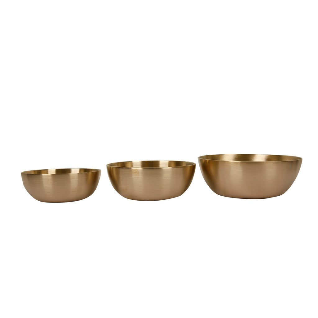 BRASS KANSA KATORI SET OF 3 – Ragaarts