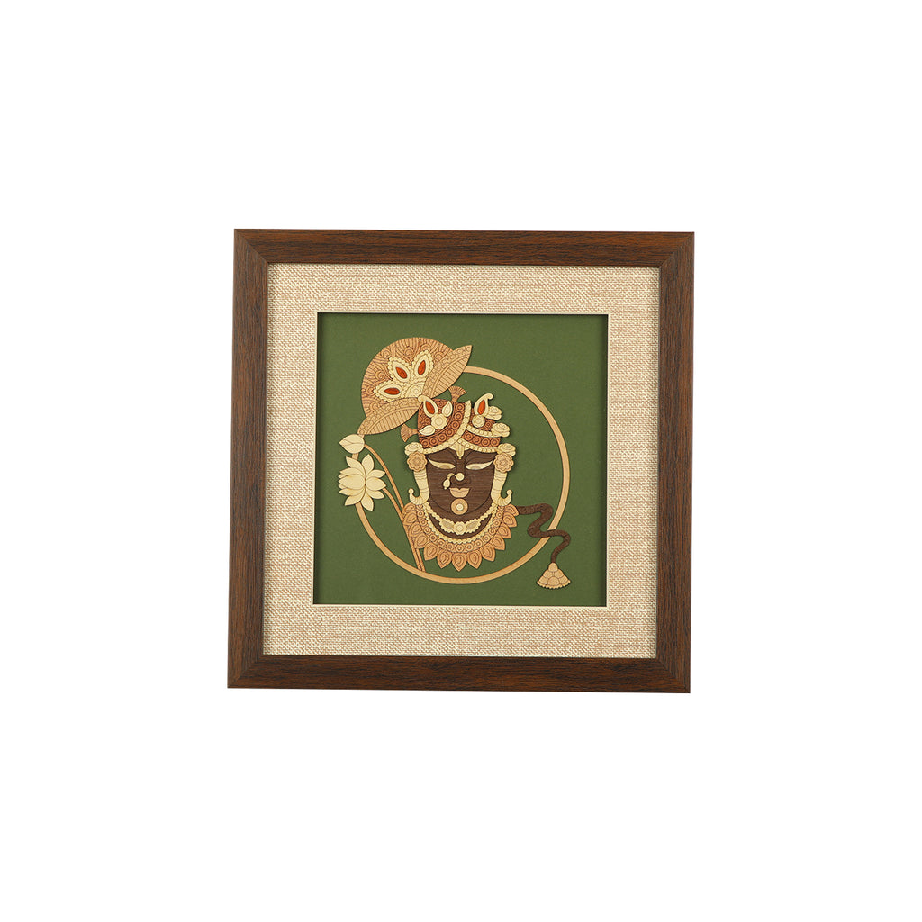 Shreenthji Wooden Carving Frame – Ragaarts