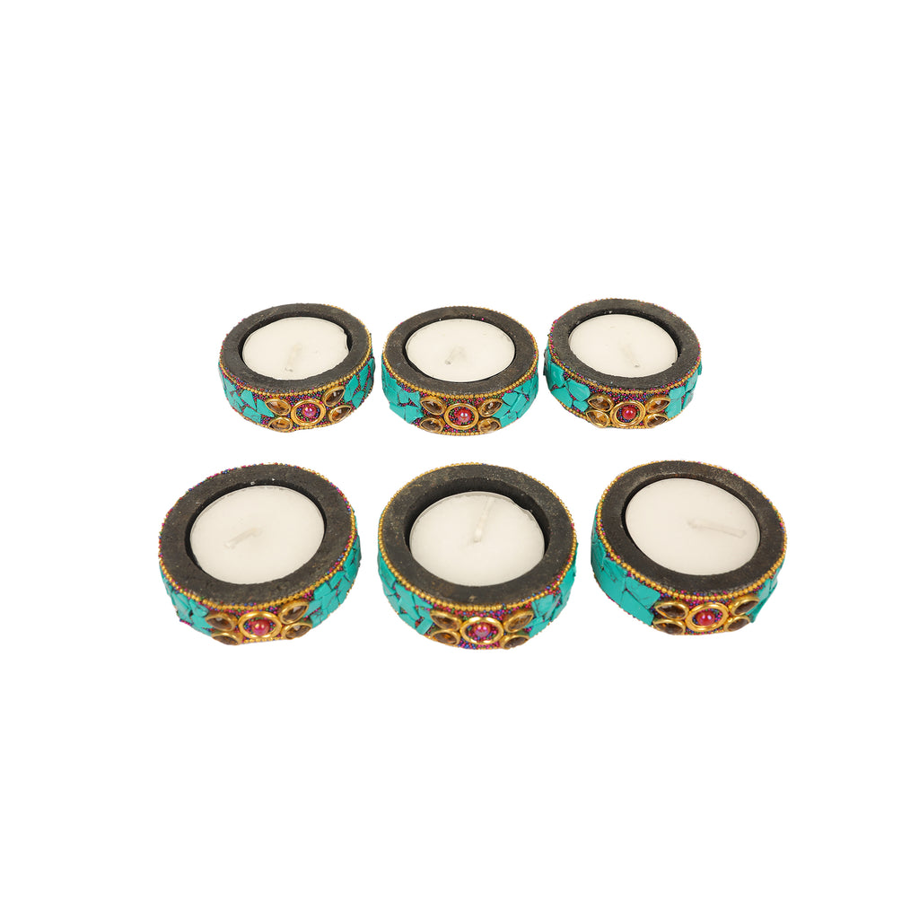 CANDLE STAND NEPALI SET OF 6 – Ragaarts
