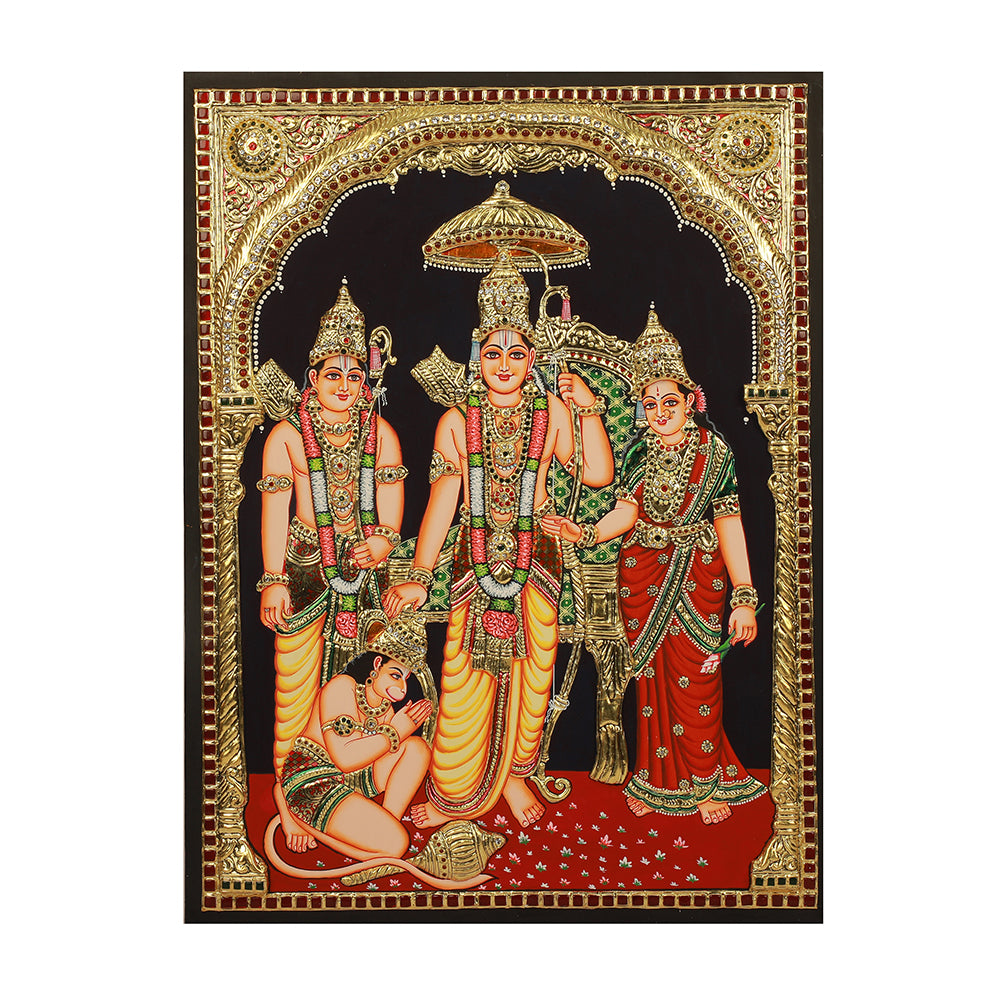 Buy Tanjore Painting of Kodandarama Online at Best Price | Ragaarts