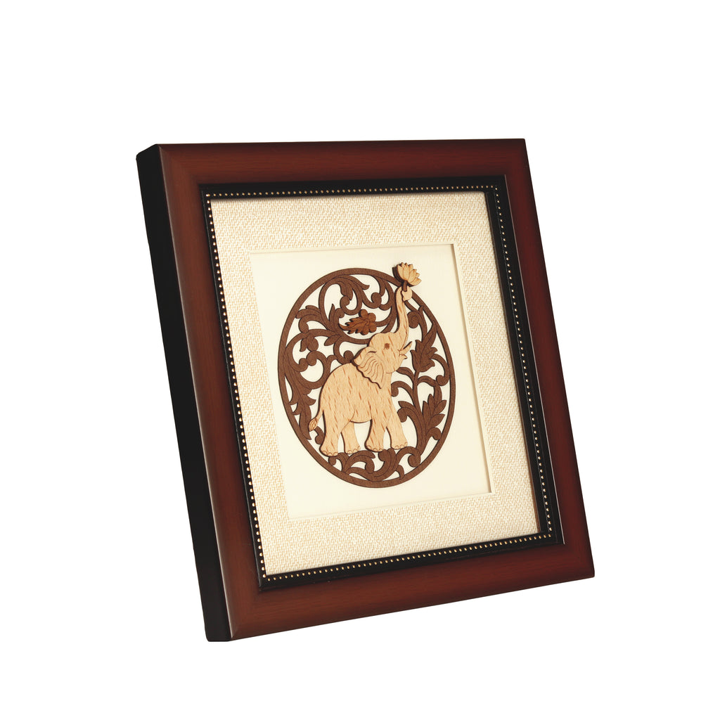 Buy Wooden Photo Frame Elephant Online – Ragaarts