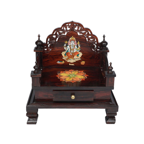 Wooden Temple for Home: Buy Wooden Pooja Mandir Online | Ragaarts