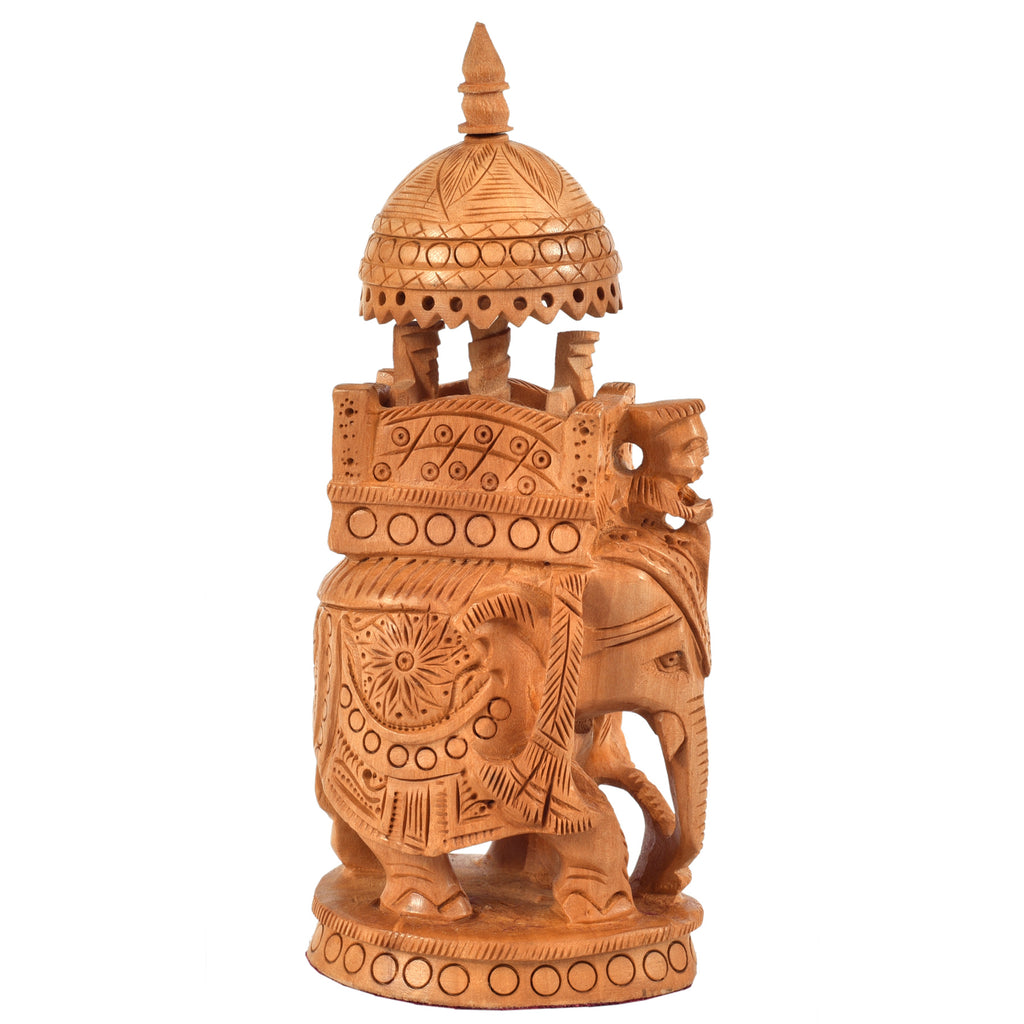 Wooden Carving Chattar Ambari – Ragaarts