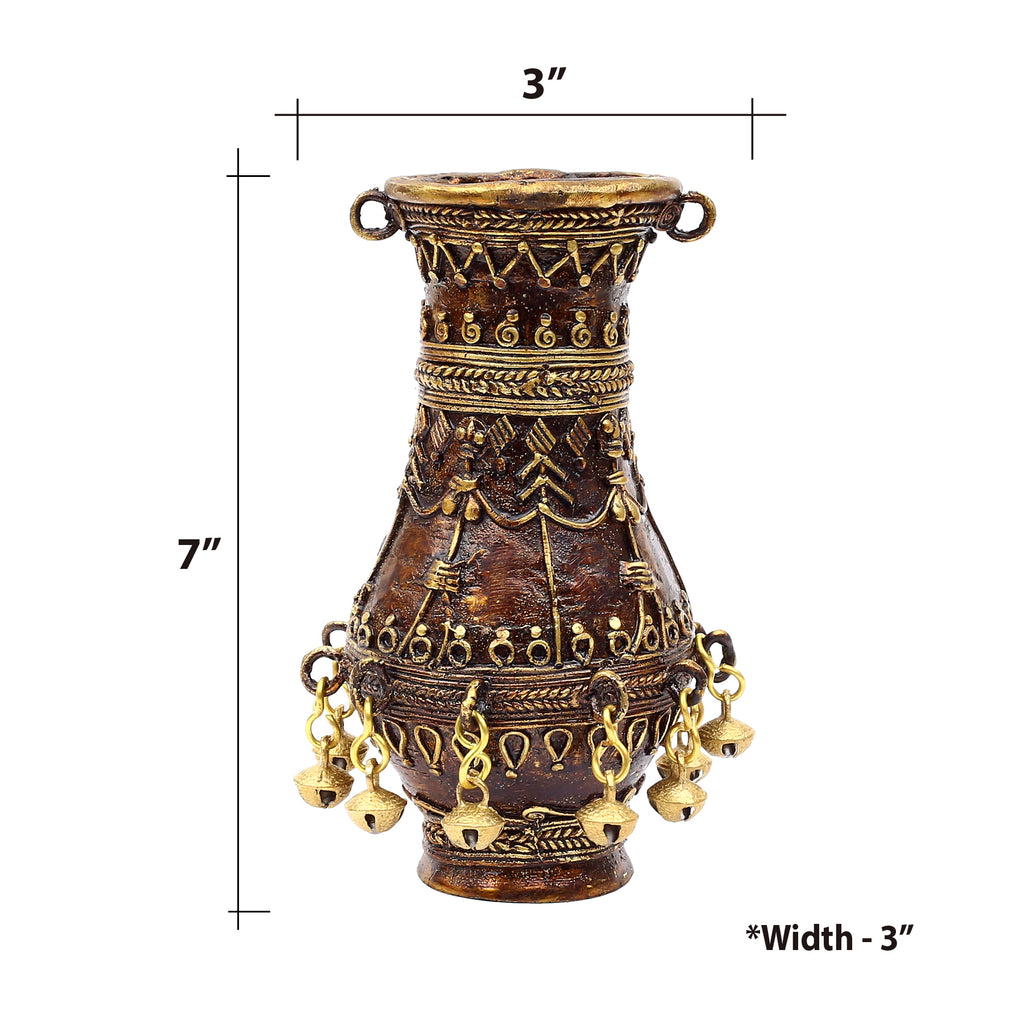 Dhokra Flower Vase at Raga Arts - Buy Flower Vase Decorative Showpiece ...